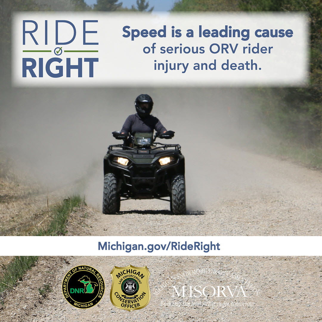Safe ORV and snowmobile riding