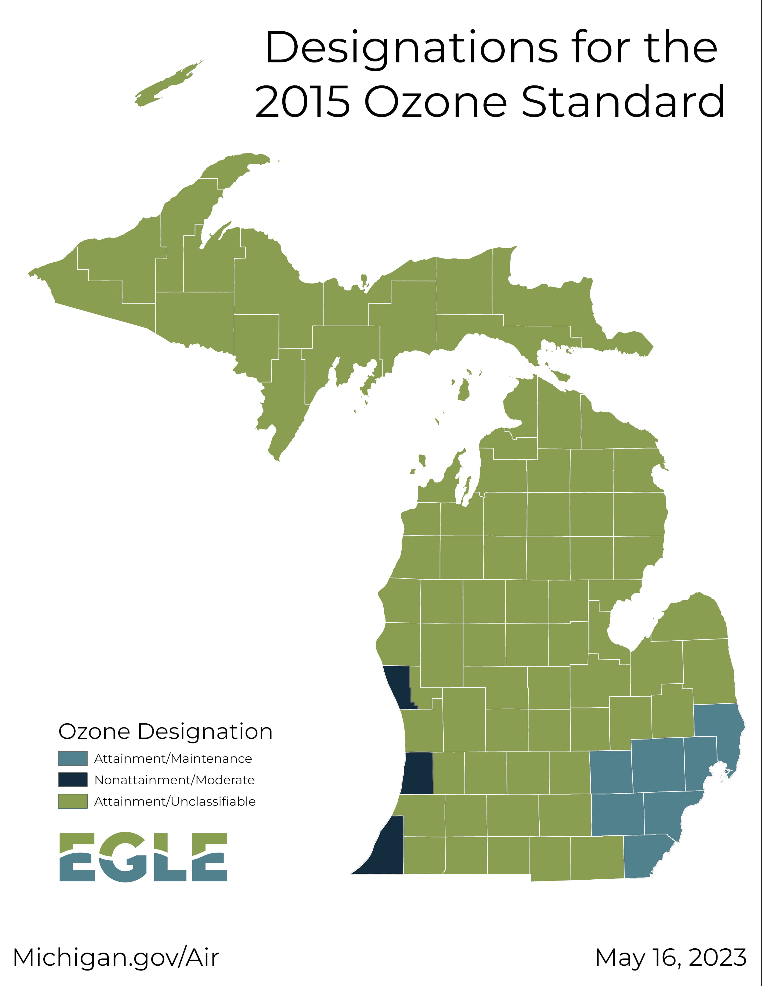 EGLE statement on Southeast Michigan meeting ozone standards