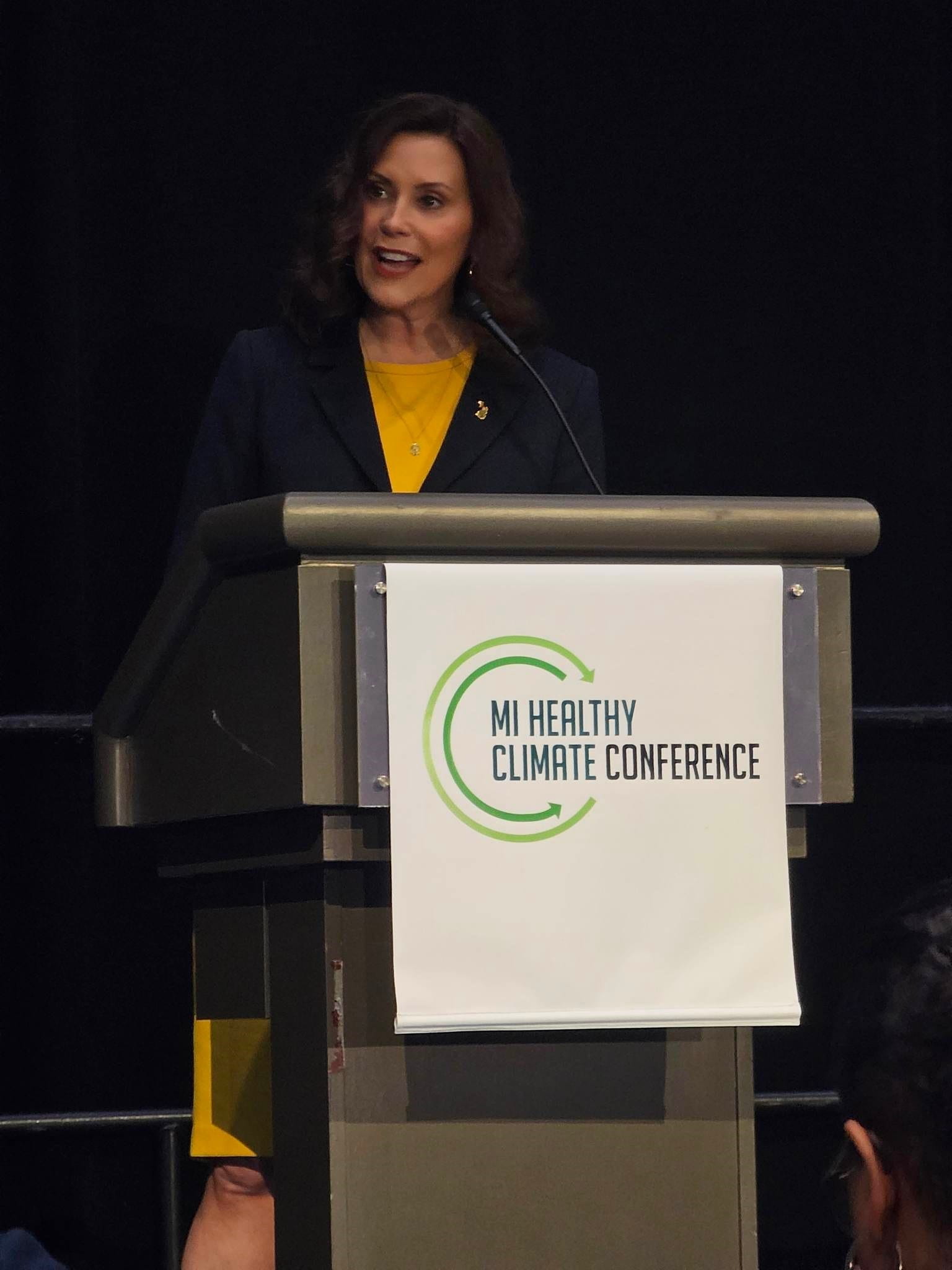 Gov. Whitmer keynotes 600-person MI Healthy Climate Conference in Detroit