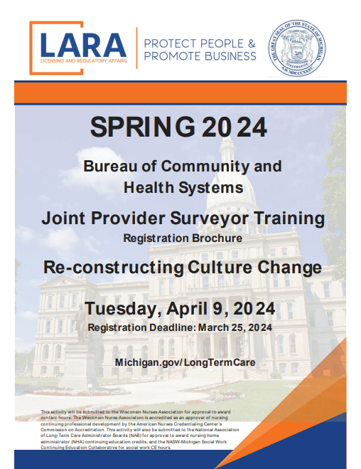 Joint Provider Surveyor Training Information