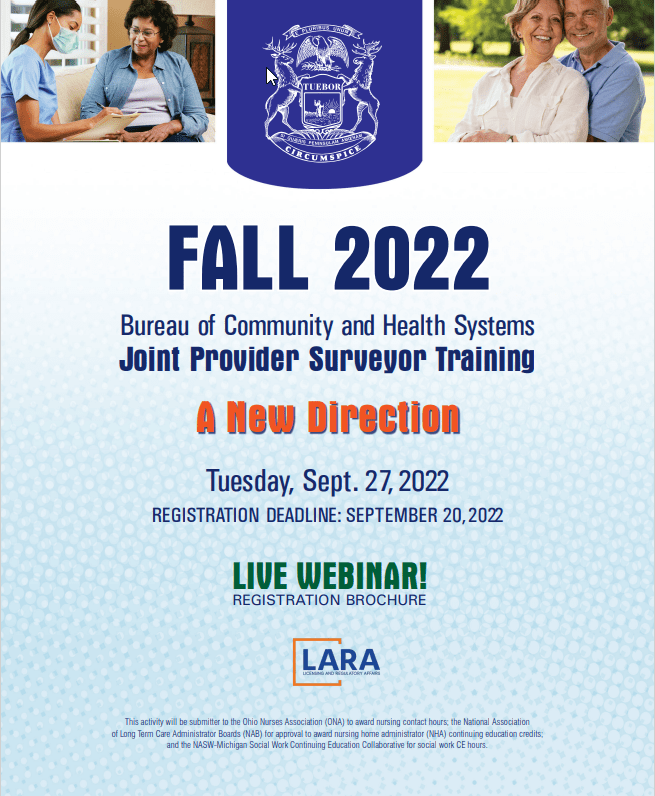 Joint Provider Surveyor Training Information