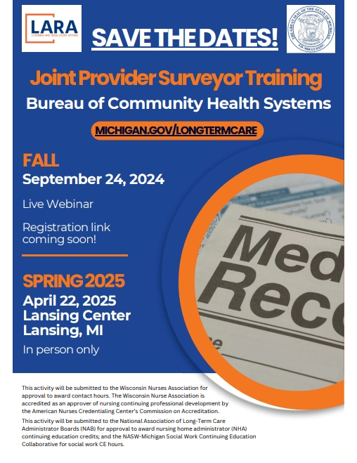 Joint Provider Surveyor Training Information