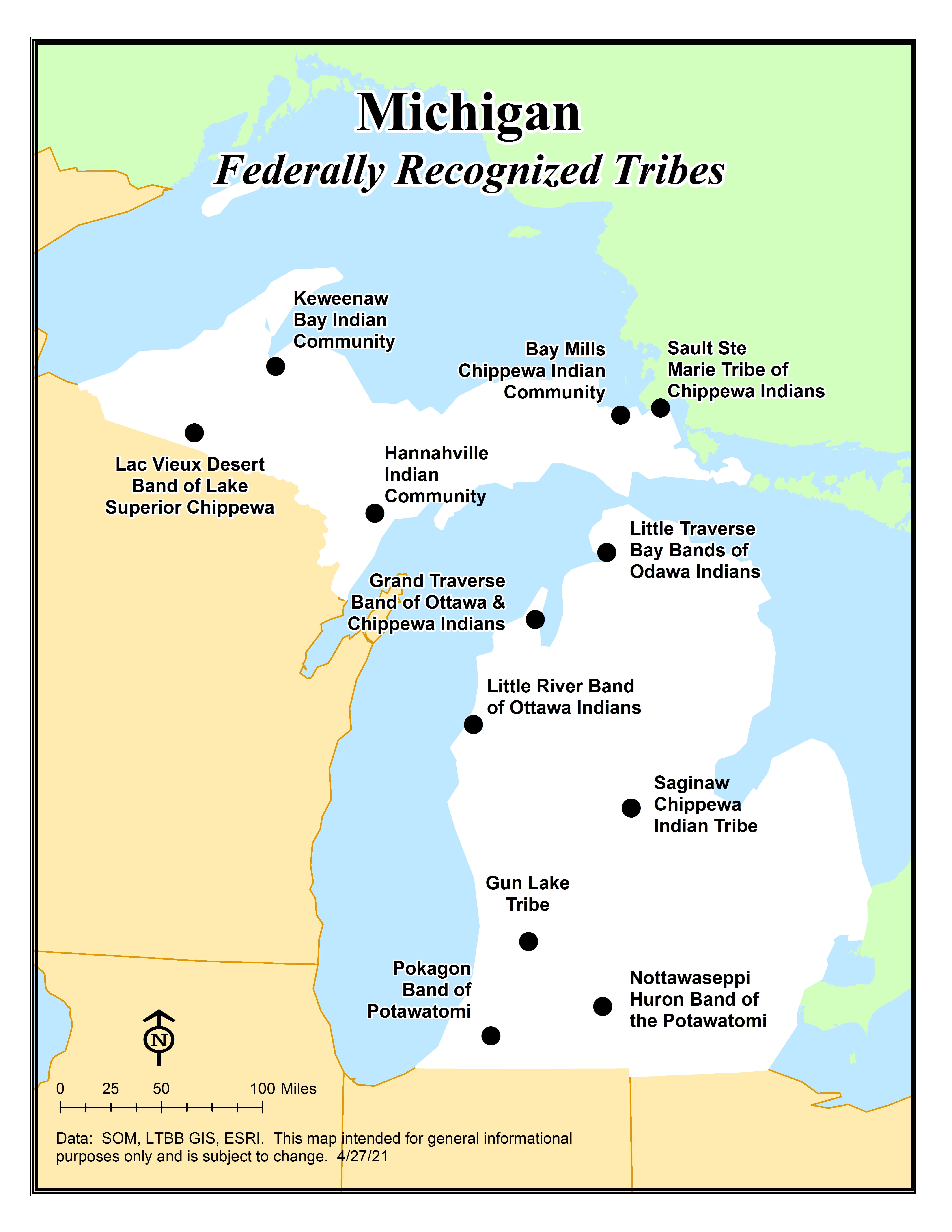 Tribal Nations in Michigan