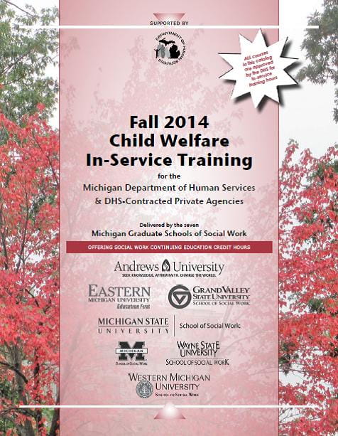 Fall 2014 Child Welfare In-Service Training