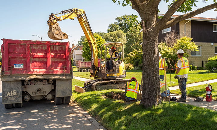 Right-of-way construction permits