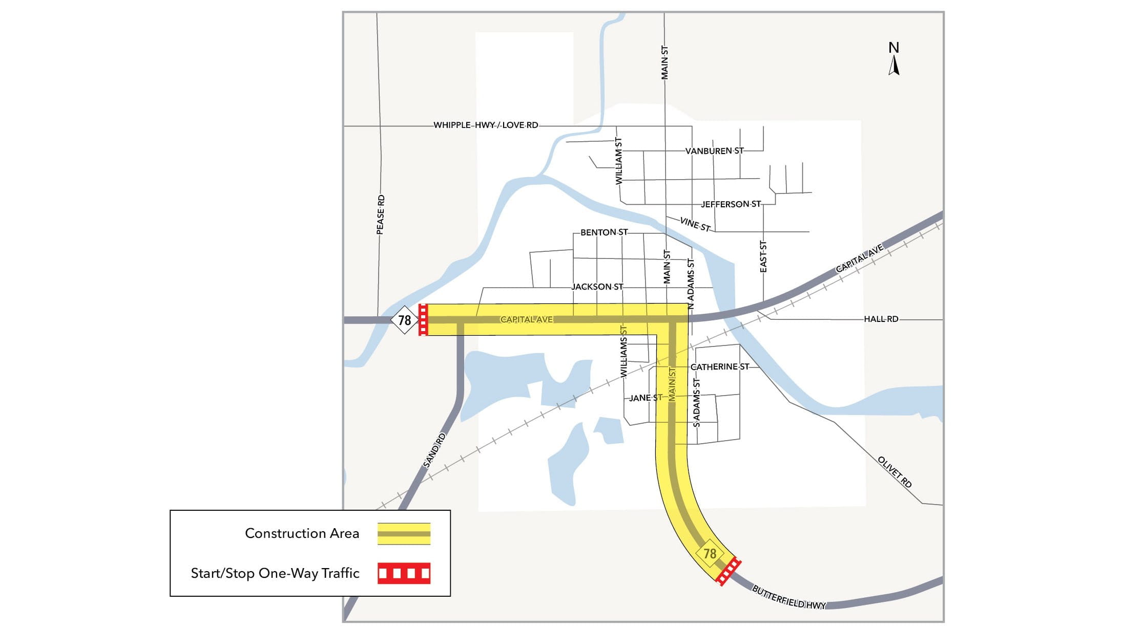 M-78 Repaving in Bellevue - Eaton County