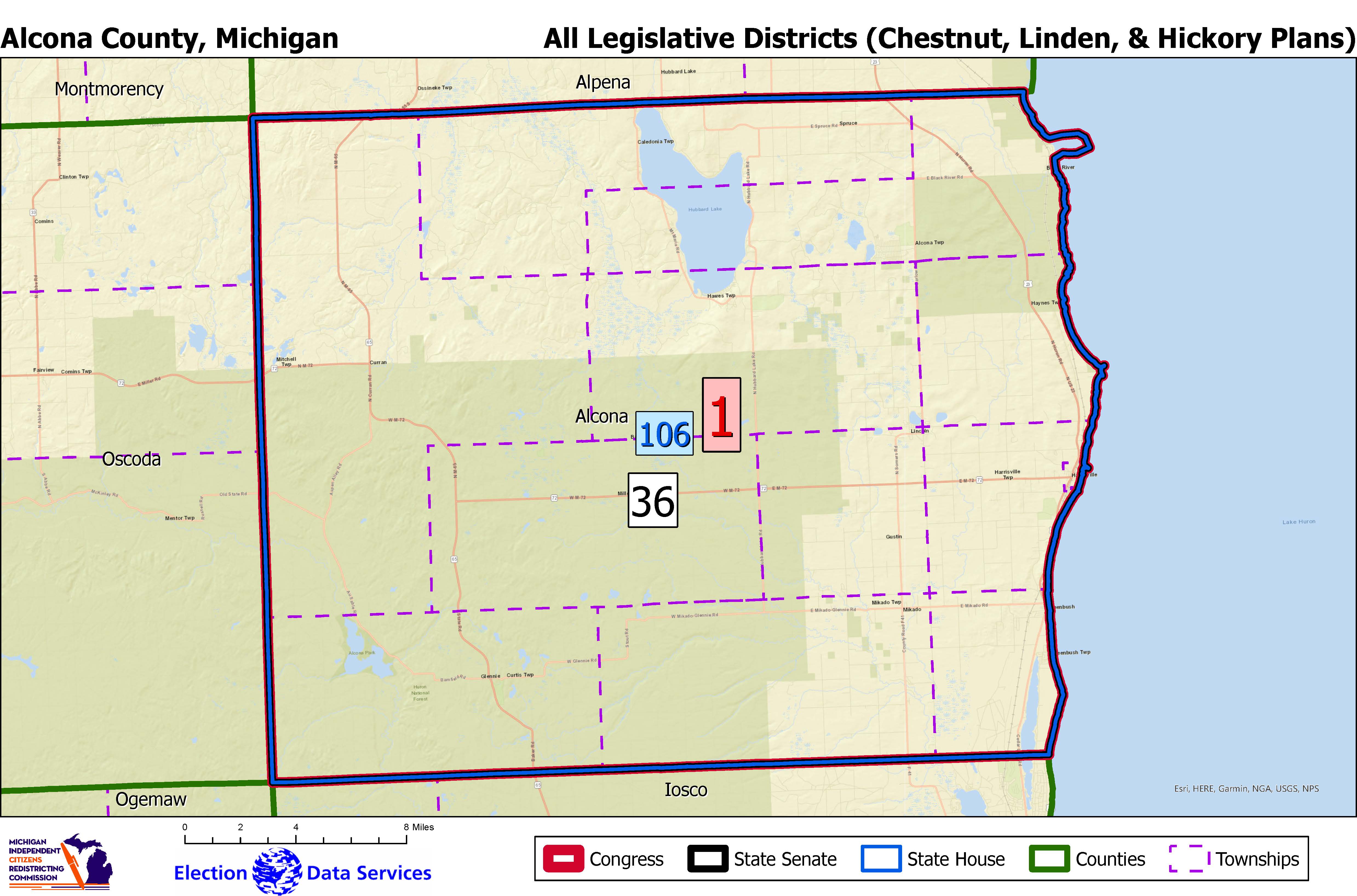 District Maps by County