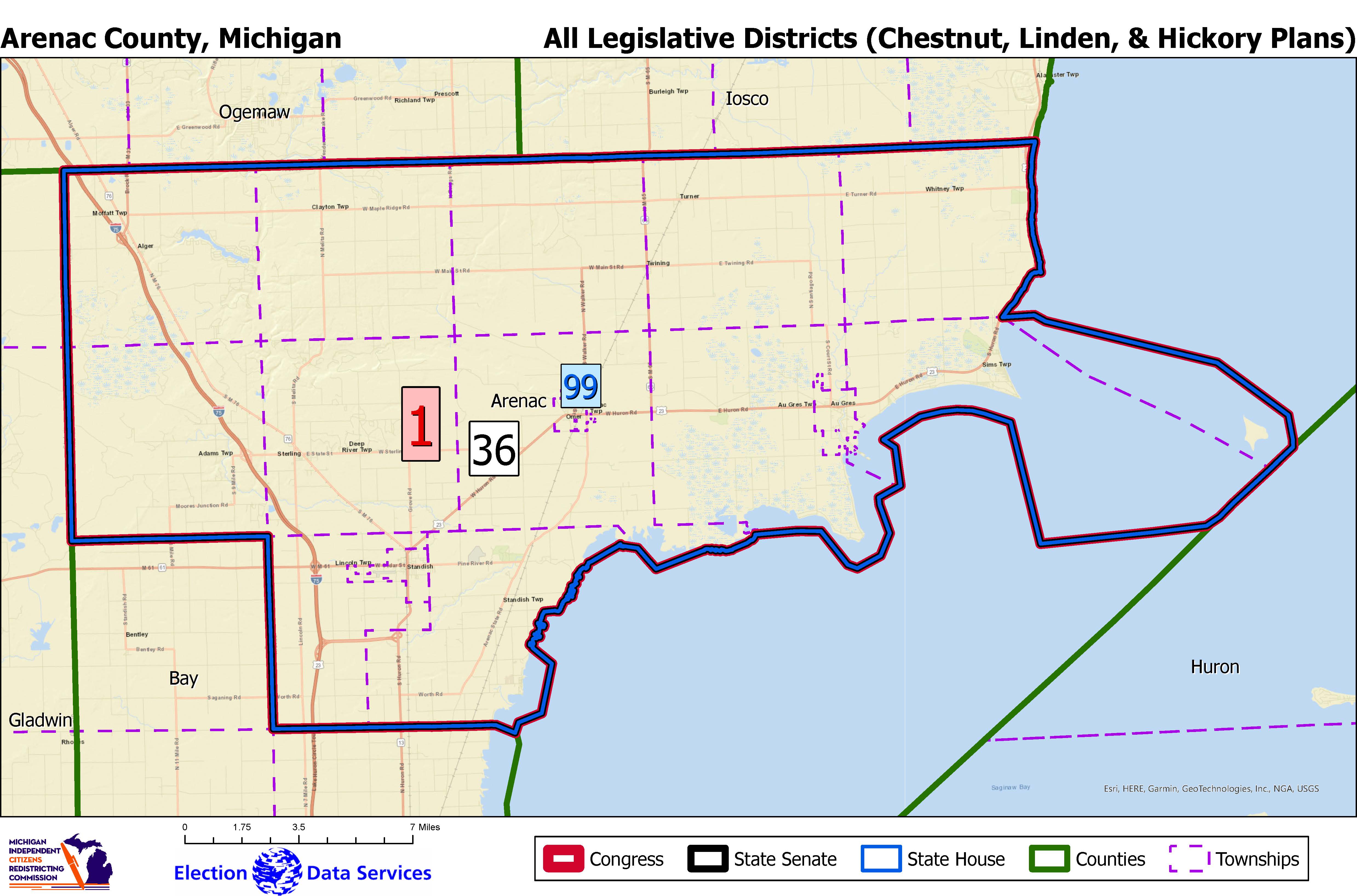 Michigan Congressional Districts 2012 Maps