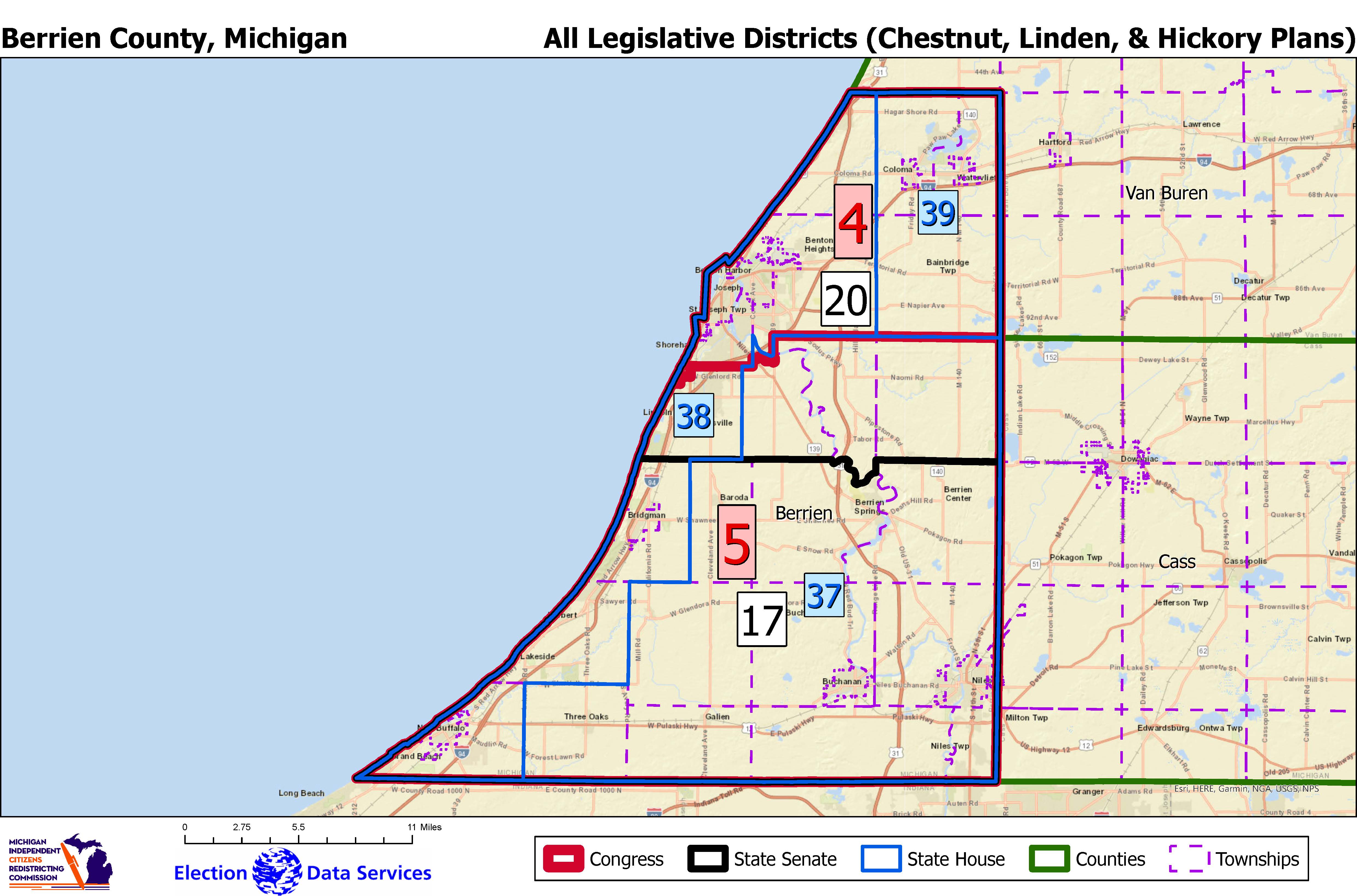 District Maps by County