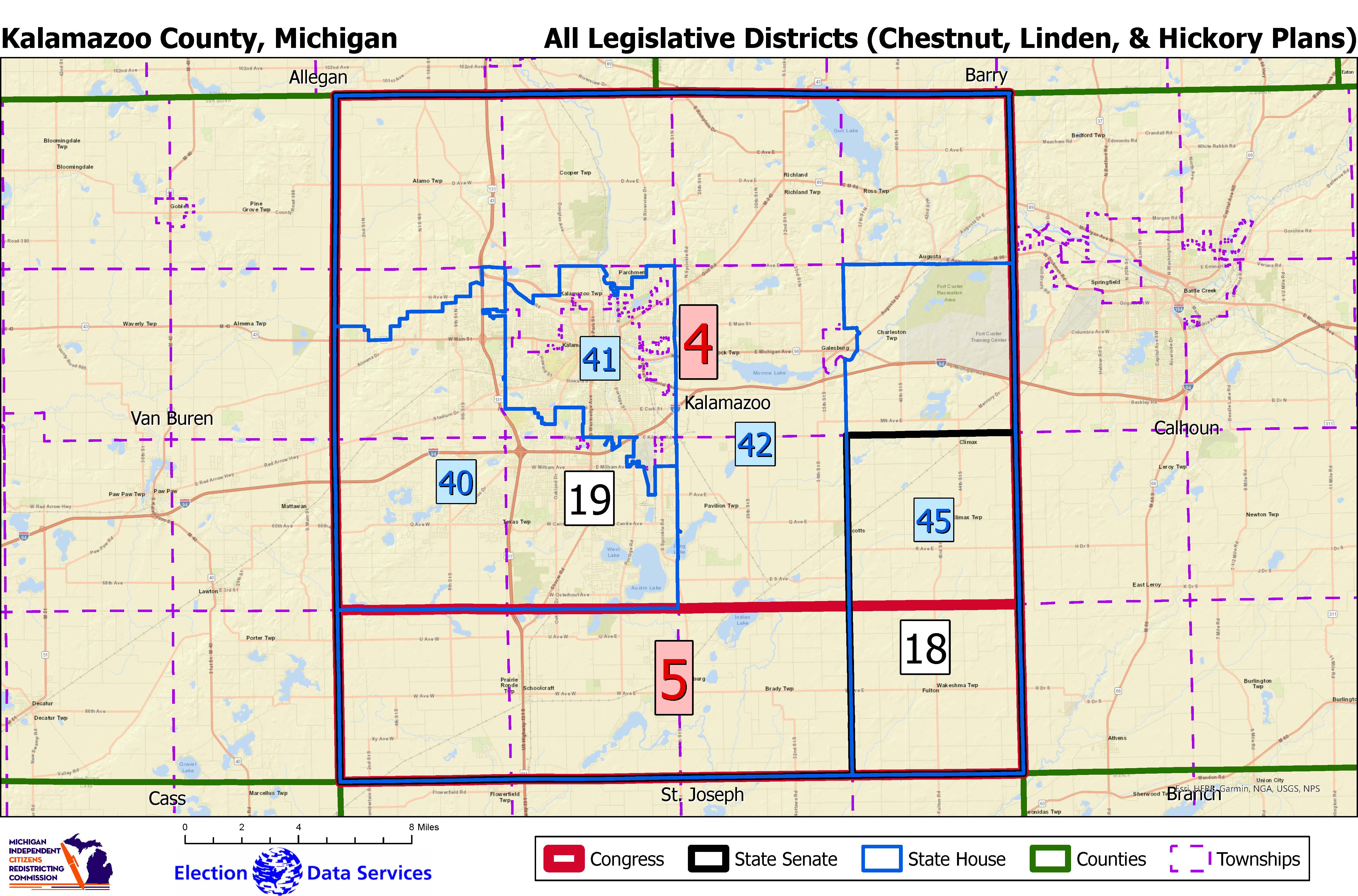 Kalamazoo County Mi Map
