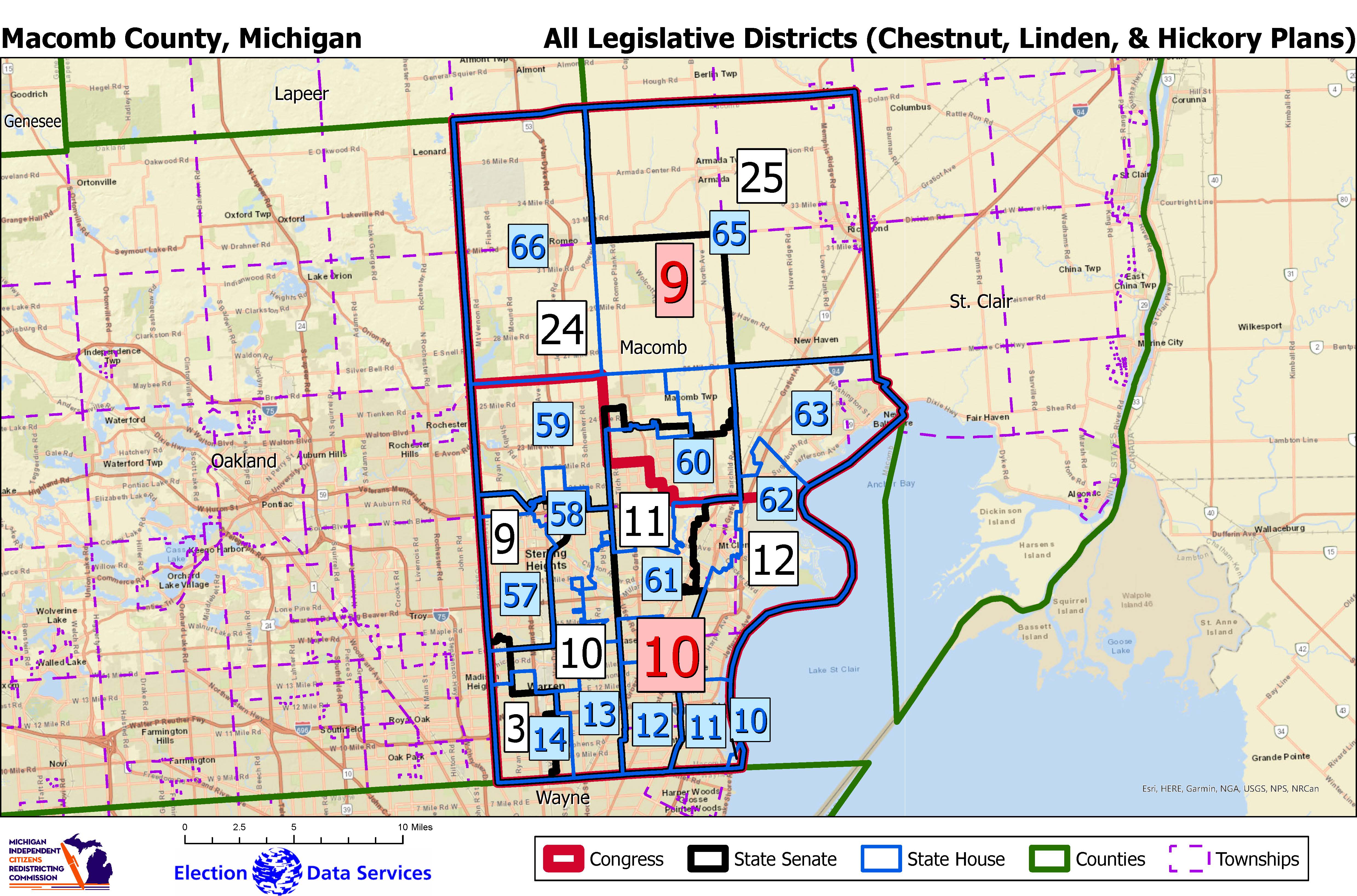 Macomb County Michigan School District Map Chippewa Valley Schools