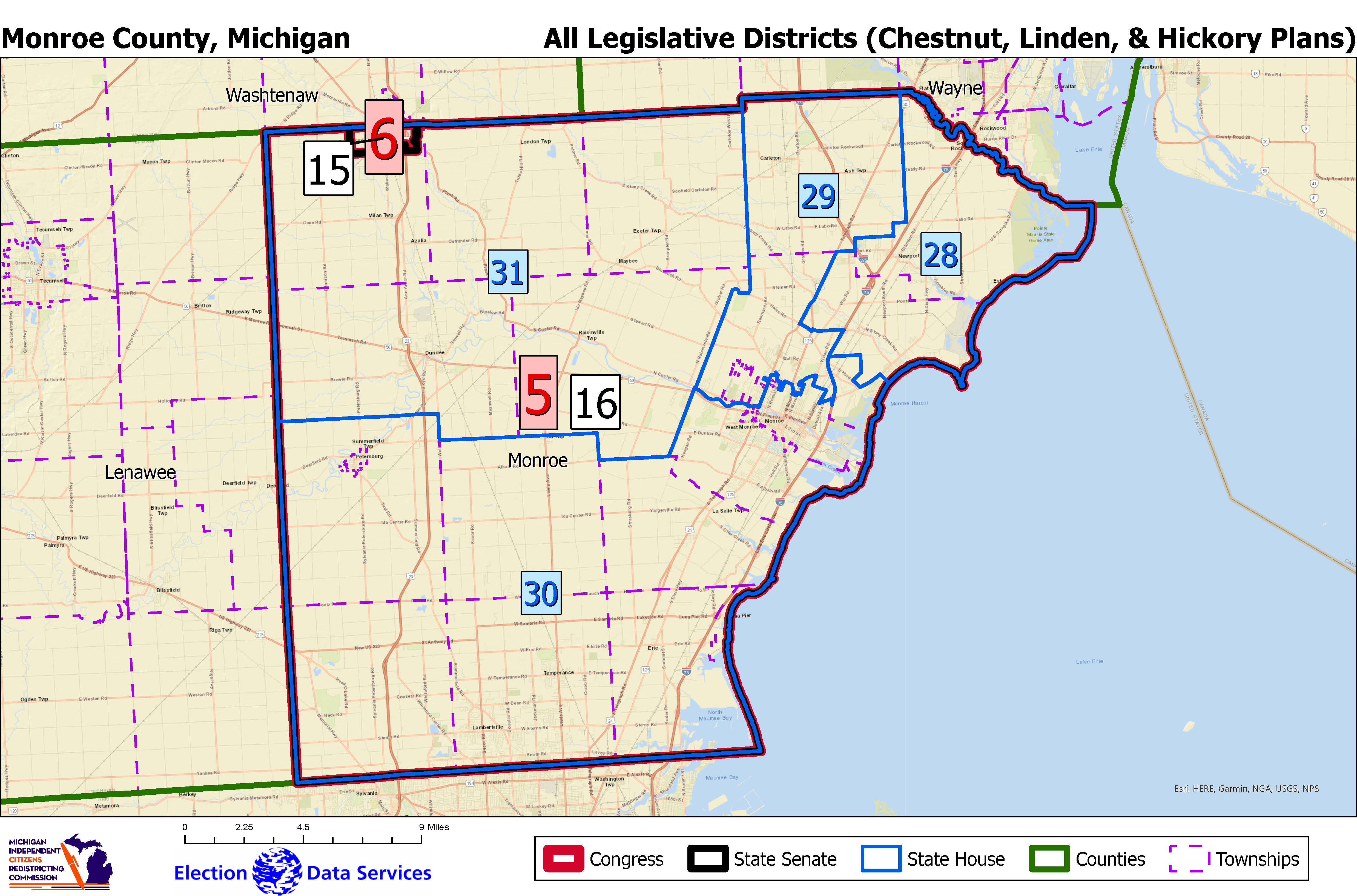 District Maps by County