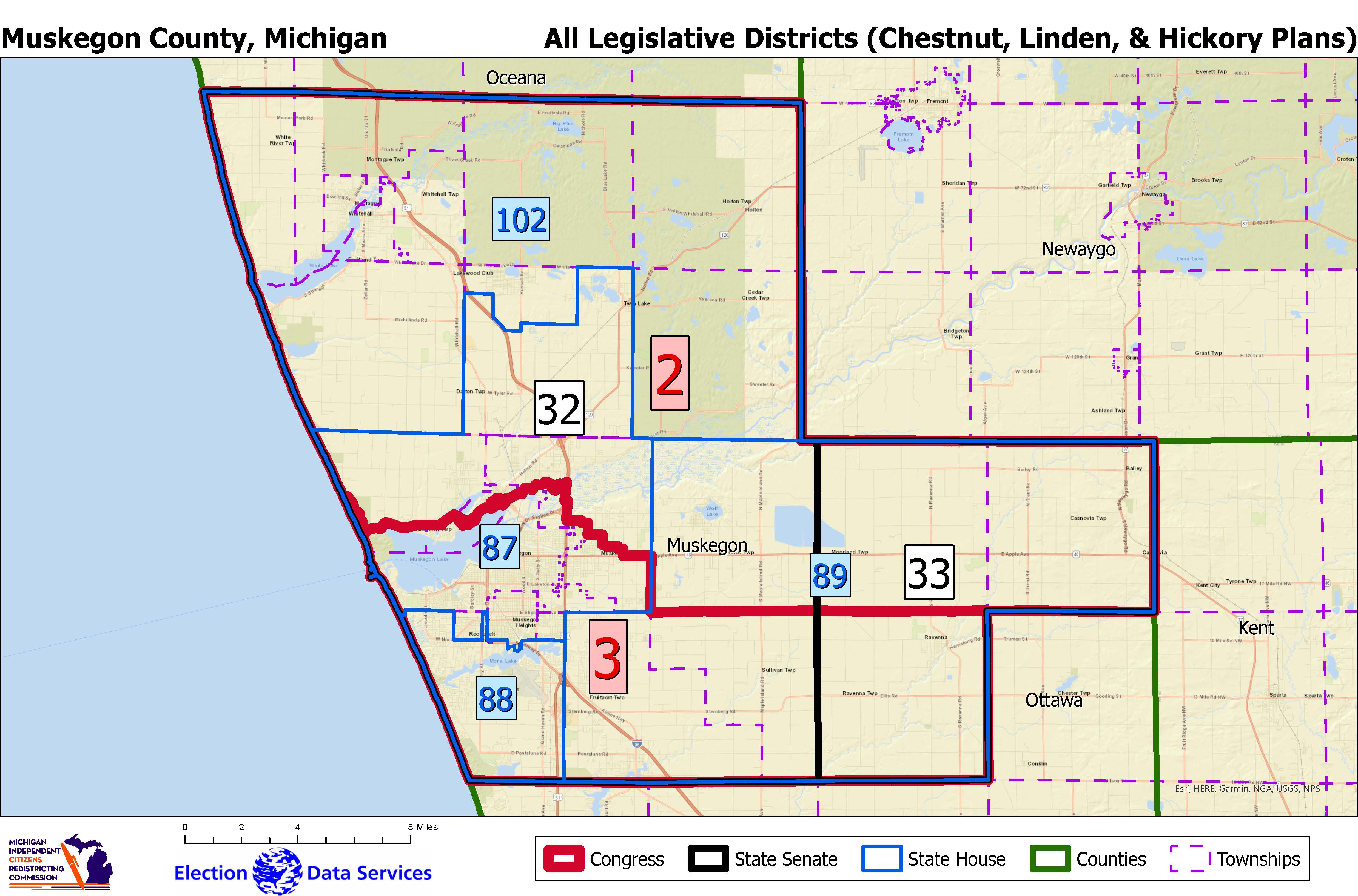 District Maps by County