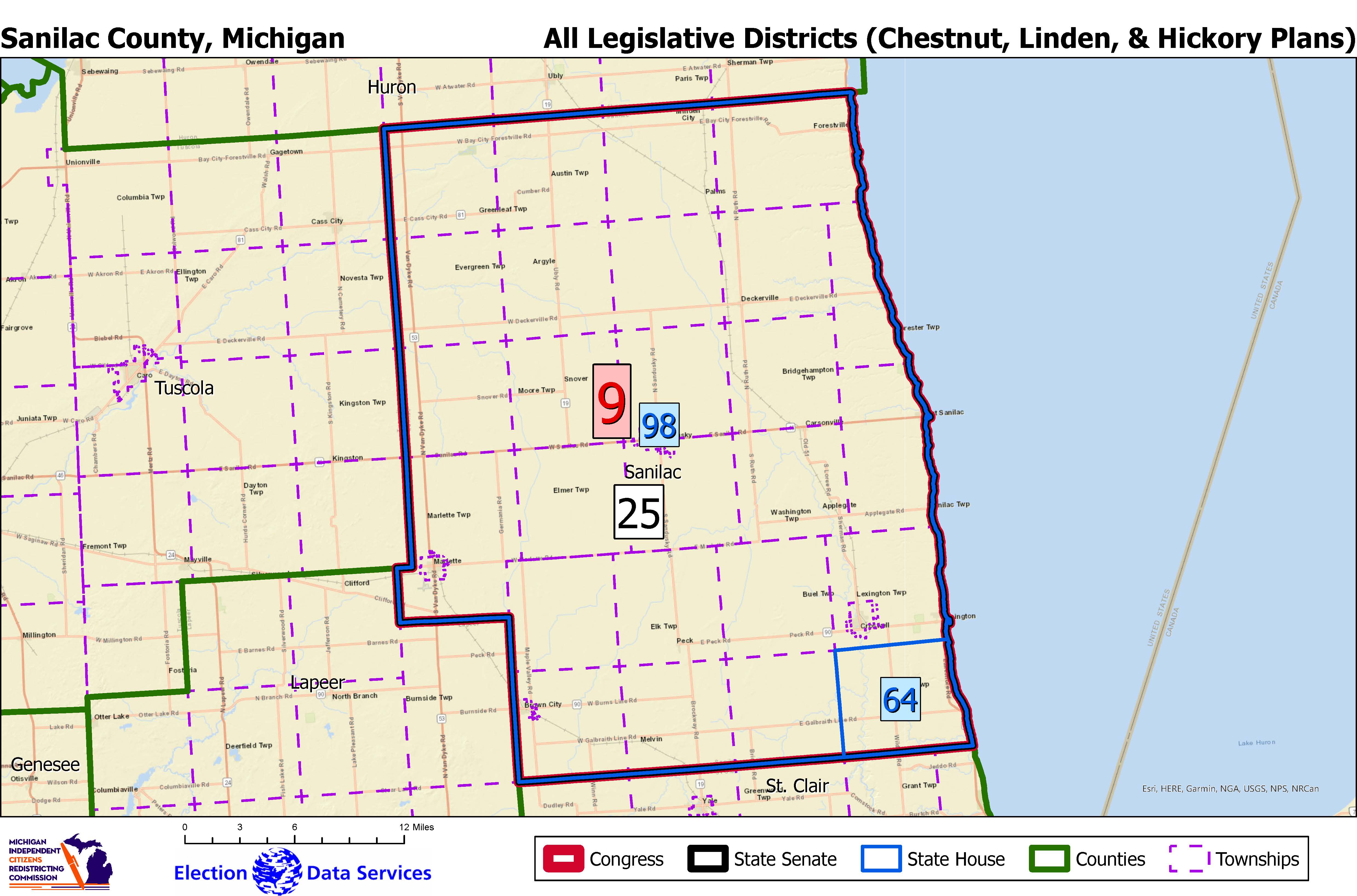 District Maps by County