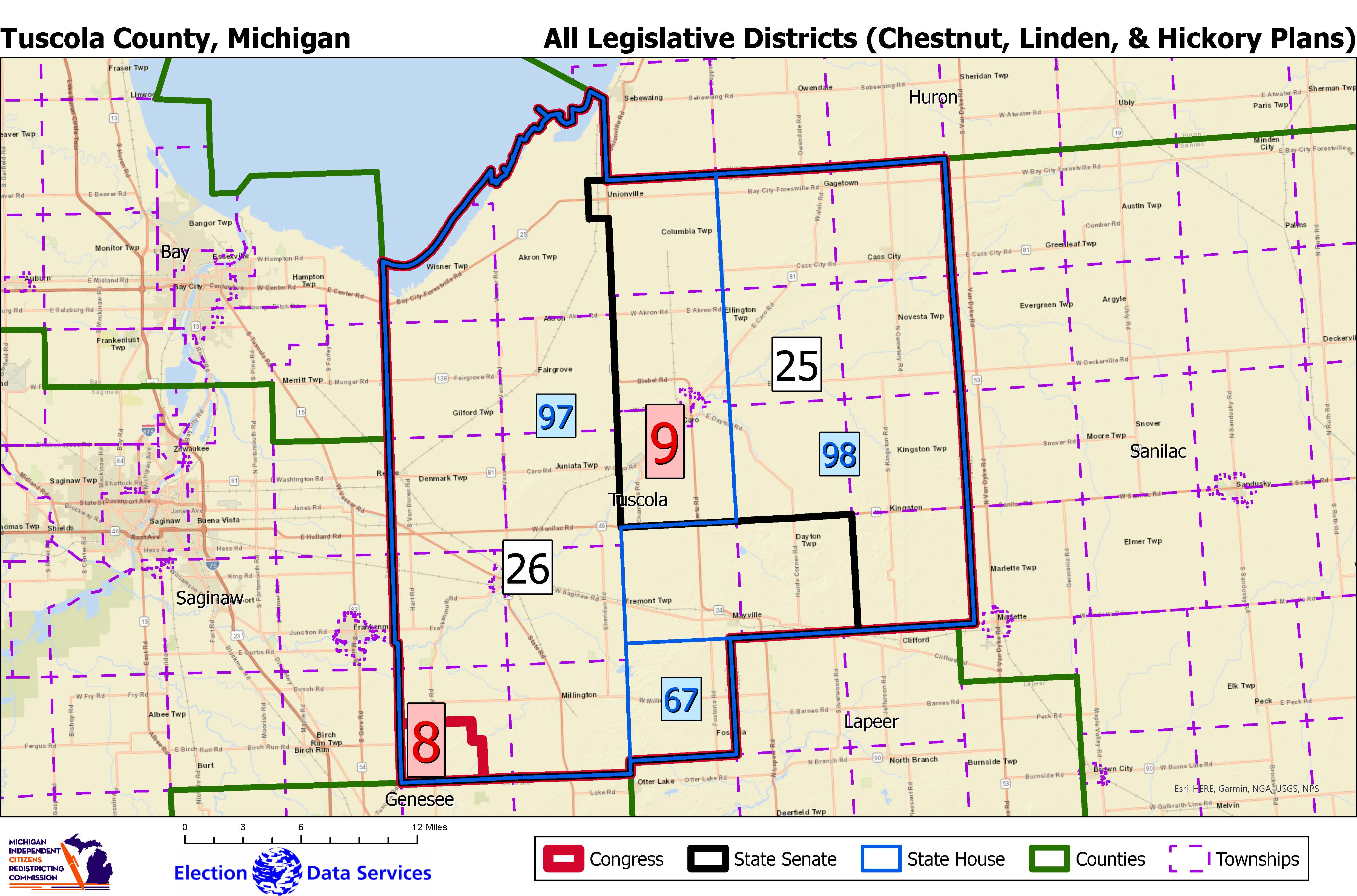 District Maps by County