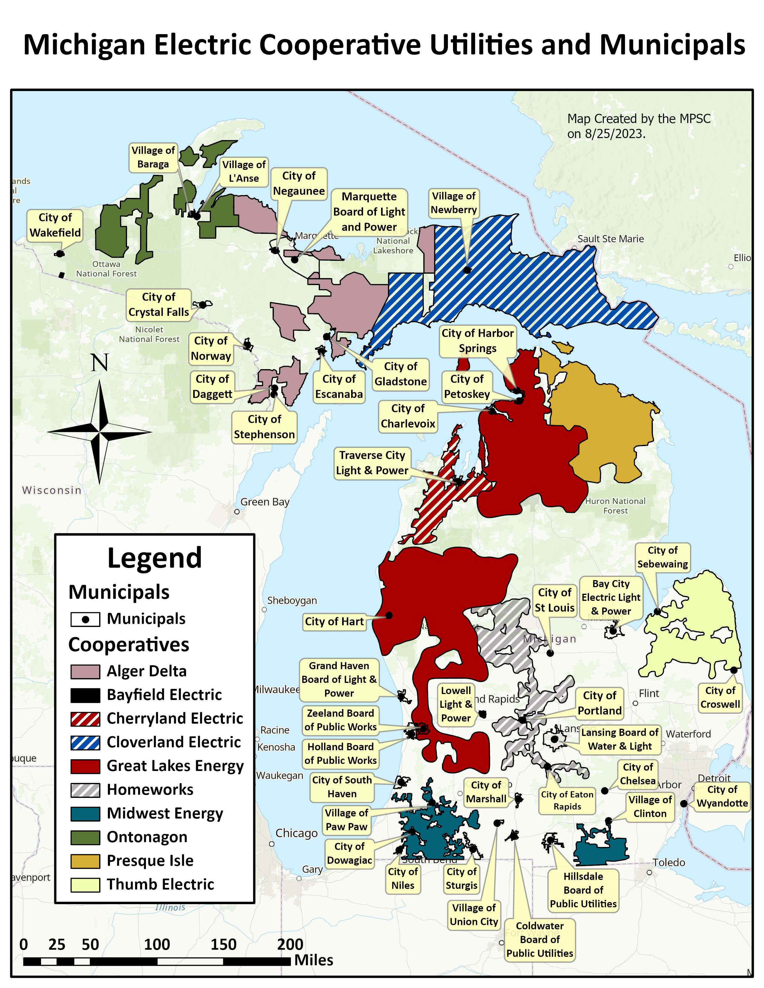 Electric Utility Service Area Maps