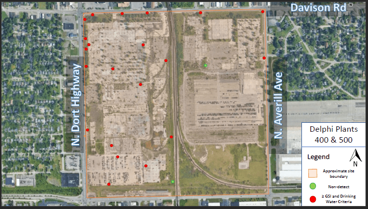 Delphi Plants 400 and 500 (Flint, Genesee County)