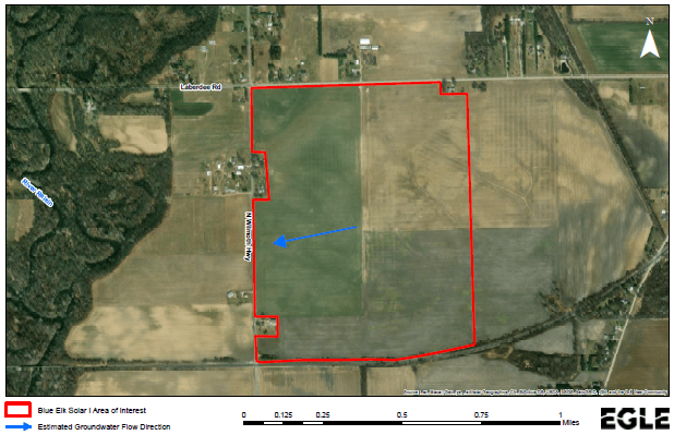 Blue Elk Solar I Field Area of Interest (Adrian, Lenawee County)