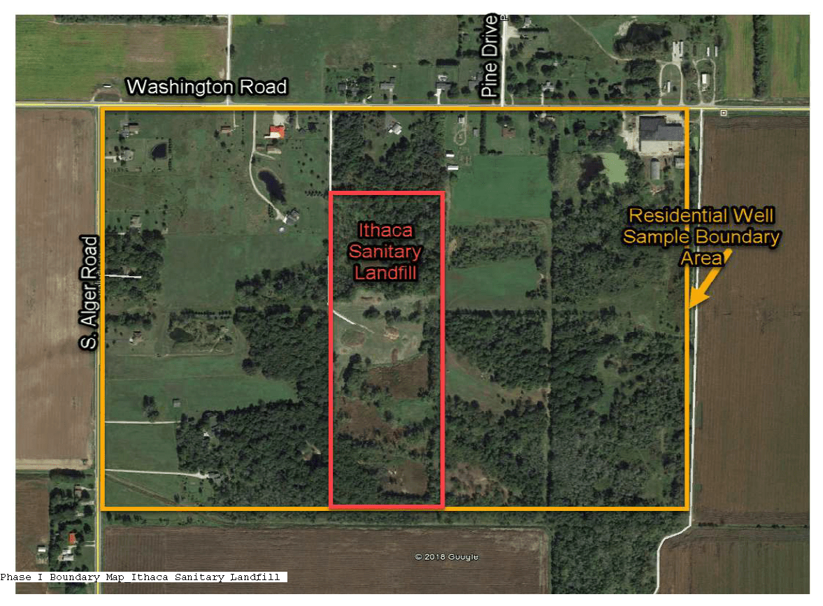 Ithaca Sanitary Landfill (Ithaca, Gratiot County)