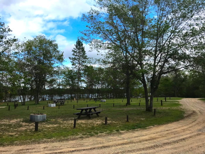 Muskrat Lake State Forest Campground
